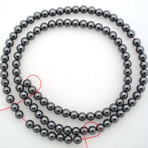 Hematite 4mm Round Beads – Cheap Beads