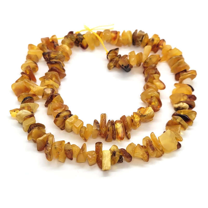 Natural Amber Chip Beads – Cheap Beads