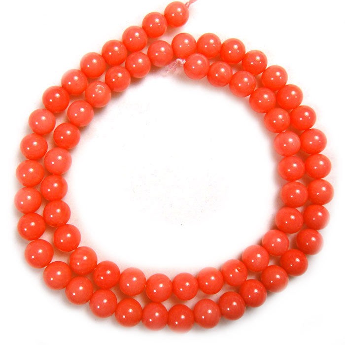 Pink Coral 6mm Round Beads – Cheap Beads